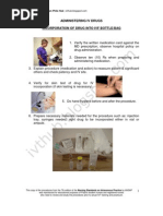 Intravenous Fluid Form/ Iv Flow Sheet: Main Line | PDF