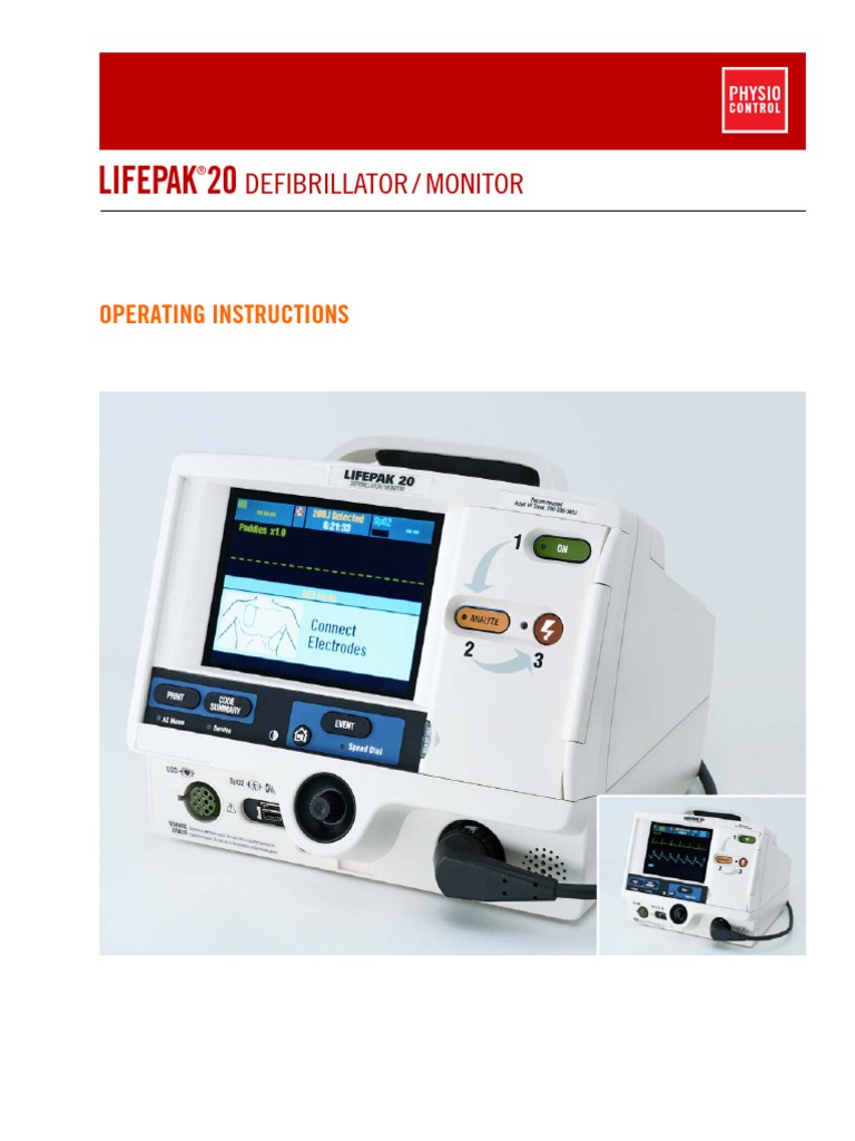 Manual de Uso Lifepak 20 | PDF | Artificial Cardiac Pacemaker ...