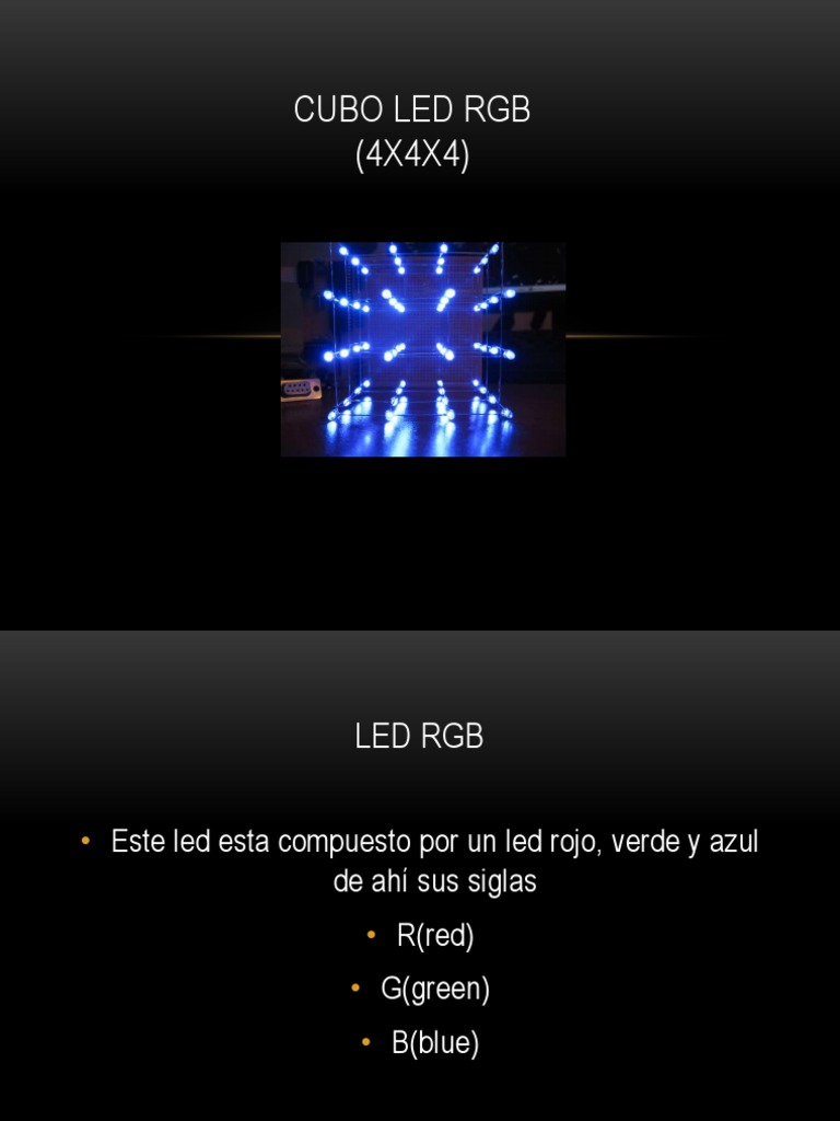 Cubo Led RGB | Descargar gratis PDF | Microcontrolador Pic | Ingenieria ...