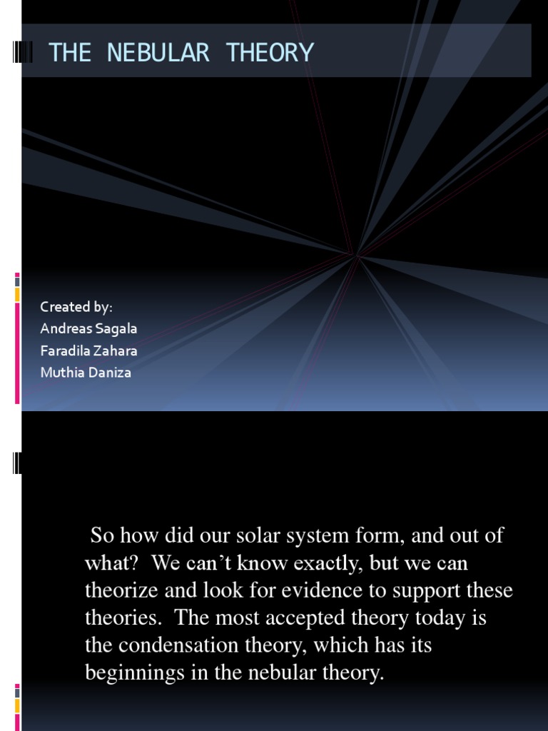 The Nebular Theory Yai Fix | Cosmic Dust | Formation And Evolution Of ... The Nebular Theory Yai Fix | Cosmic Dust | Formation And Evolution Of ...