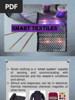 Smart Textiles, Intelligent Textiles | PDF | E Textiles | Textiles