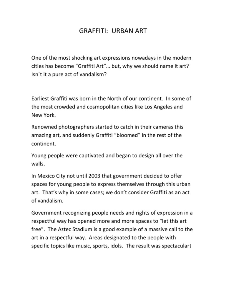 Graffiti | PDF | Graffiti