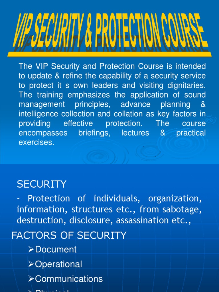 VIP Module | PDF | Limousine | Physical Security