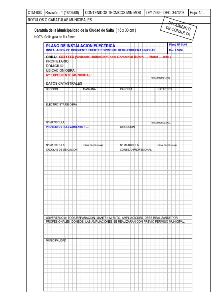 Rotulos o Caratulas Municipales | PDF | Conductor electrico | Aislador ...