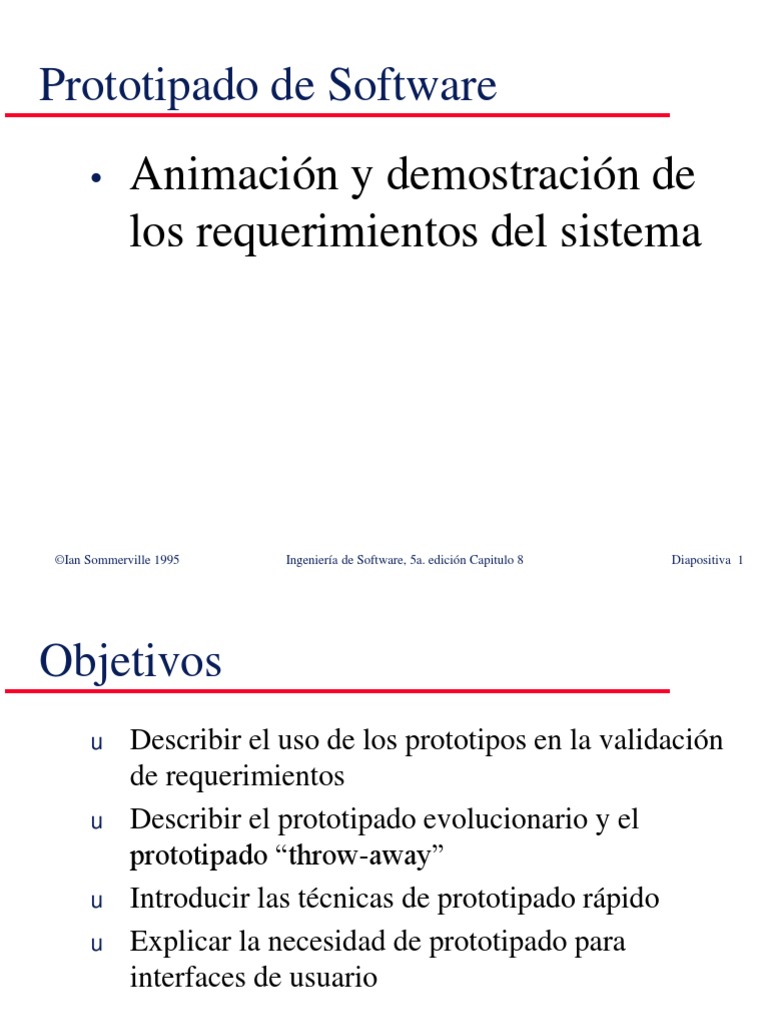 Prototipos de Software | PDF | Ingeniería de software | Proceso de ...
