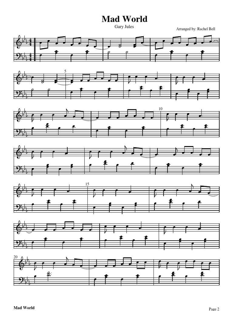 Mad World | PDF