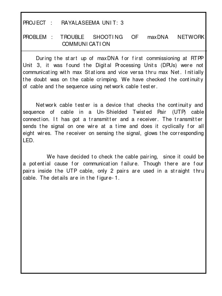 Troubleshooting of MaxDNA Network Communication | PDF