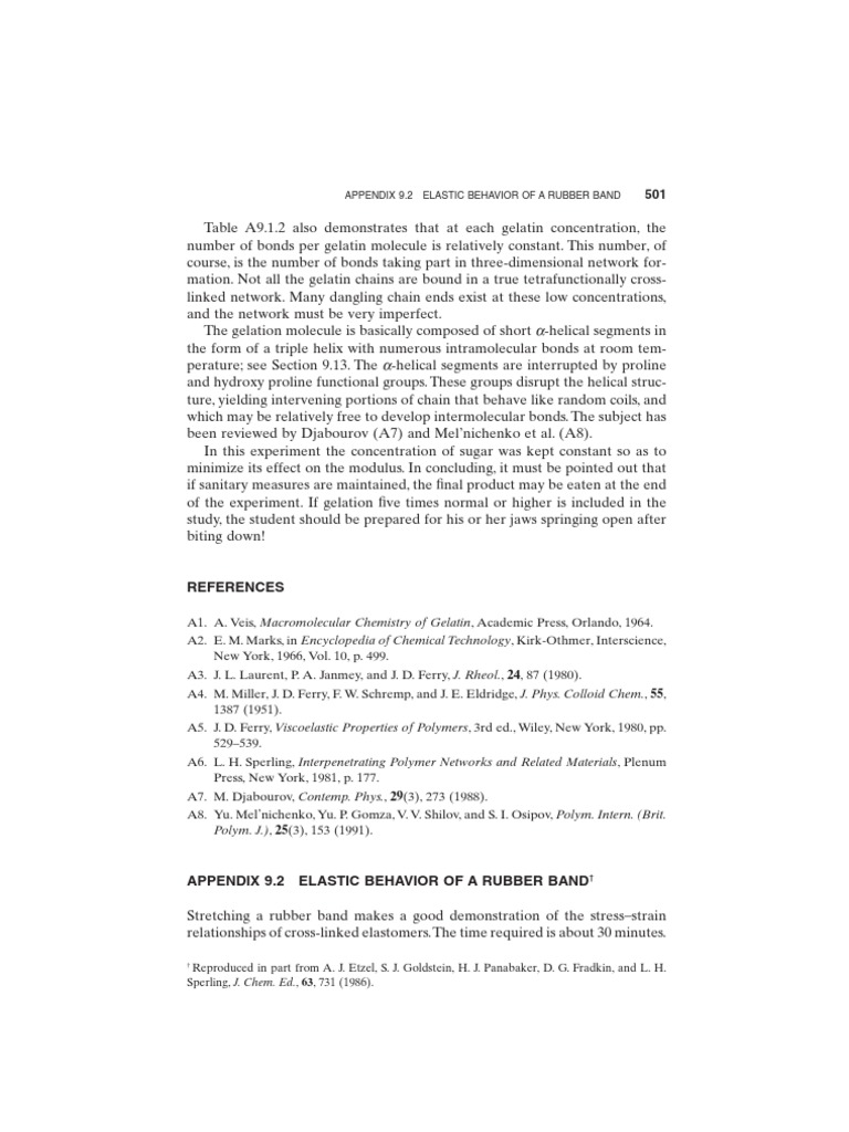 Elasticity of Rubber Bands | PDF | Polymers | Elastomer