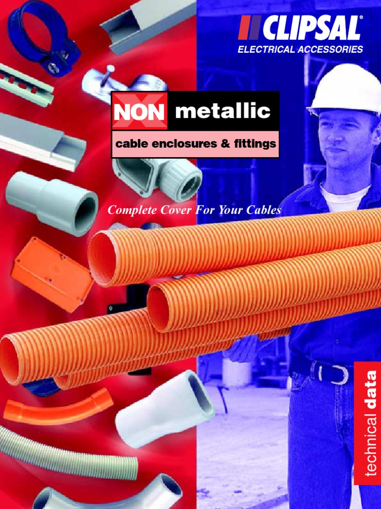 Clipsal Conduit | PDF | Electrical Wiring | Mechanical Engineering
