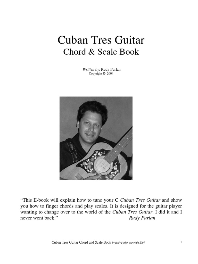 Escalas y Acordes para Tres Cubano | PDF | Chord (Music) | Scale (Music)