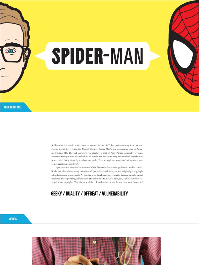 Spider Man Keynote Presentation | PDF | Spider Man | Comics