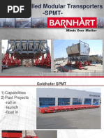 SPMT Description Incl Drawings | PDF | Trailer (Vehicle) | Crane (Machine)