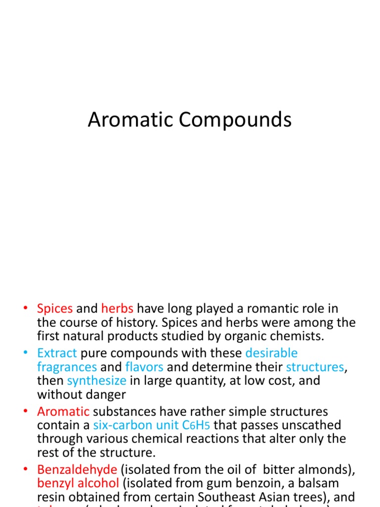4 Aromatic Compounds | PDF | Aromaticity | Benzene