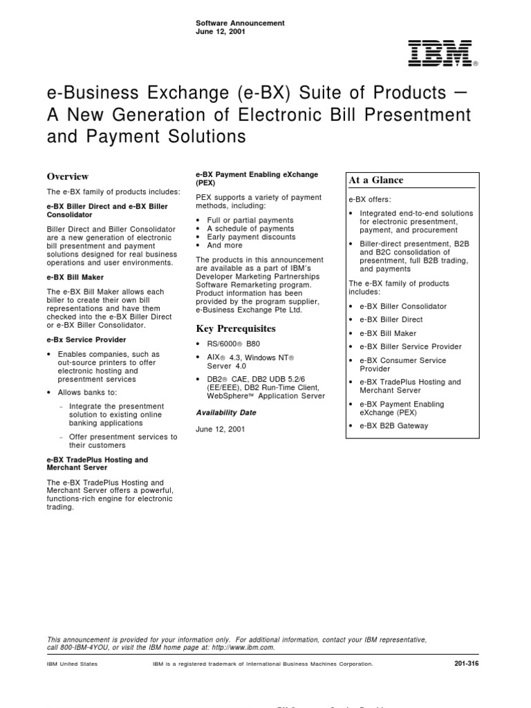 Enus201 316 | PDF | Ibm Db2 | Invoice