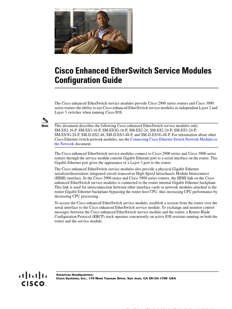 Cisco Enhanced Etherswitch | PDF | Command Line Interface | Network Switch
