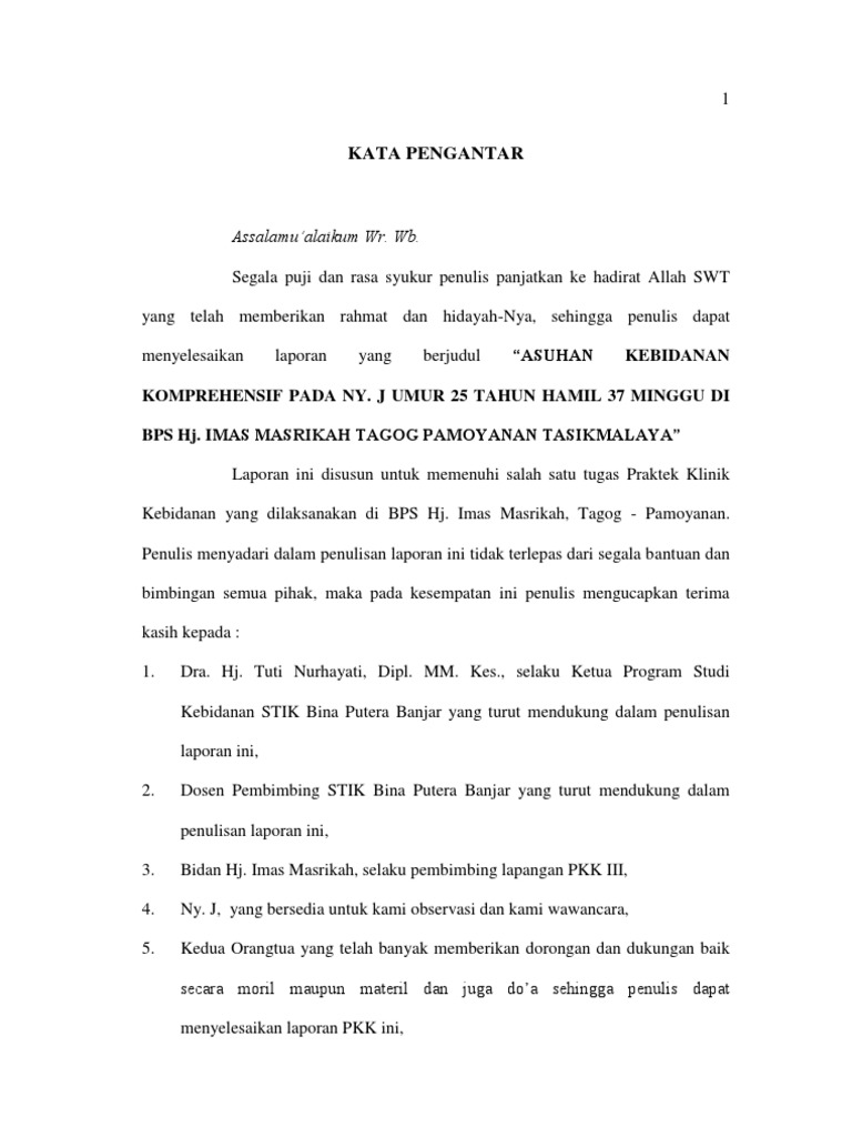 Laporan Komprehensif