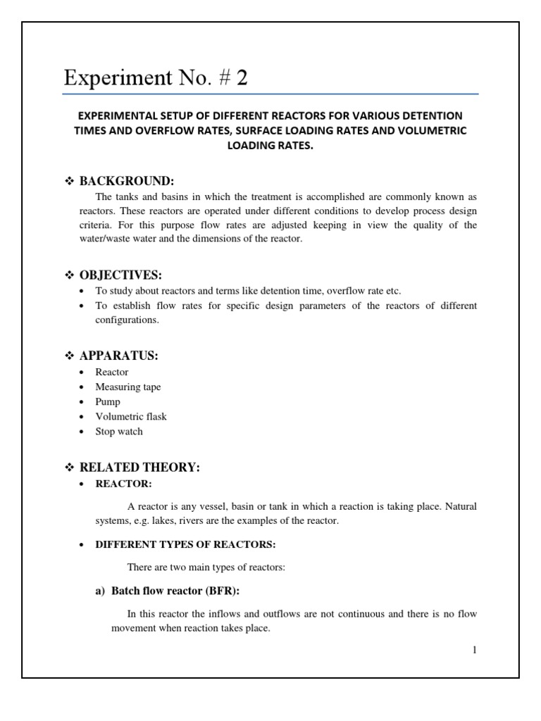 REACTOR | PDF | Chemical Reactor | Mechanics