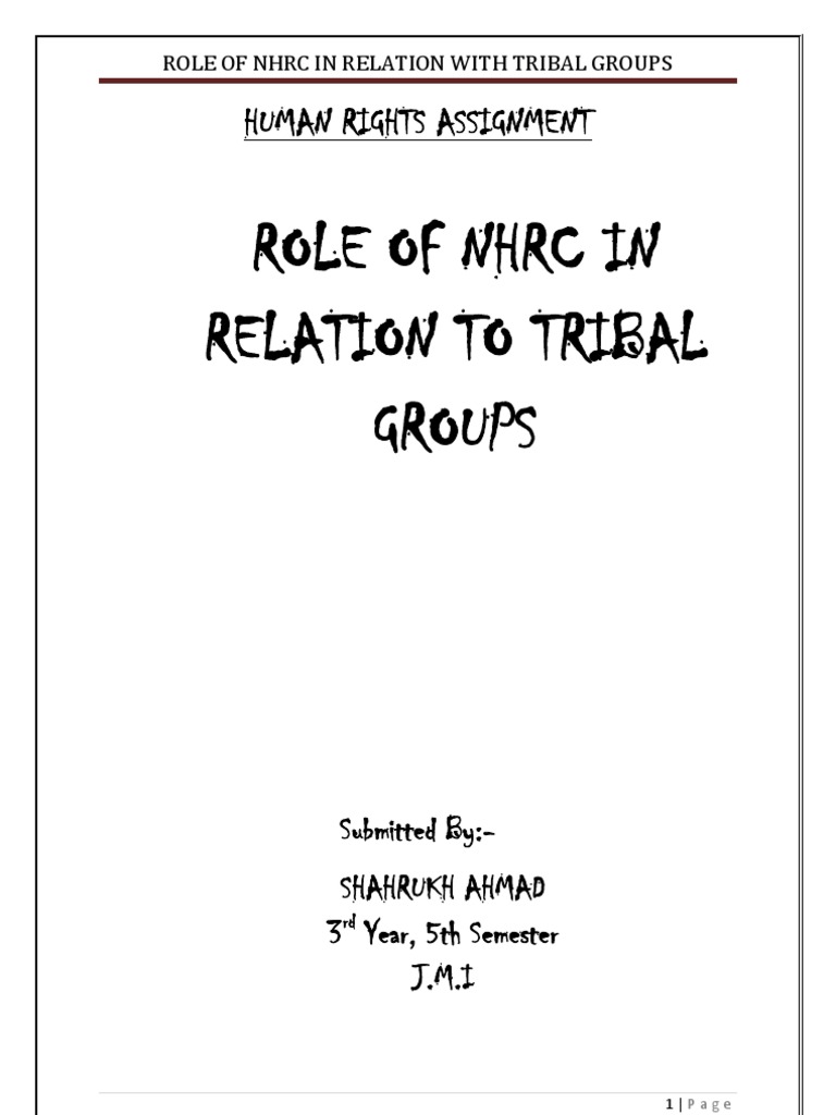 Human Rights Assignment | PDF | Human Rights | Supreme Court Of India