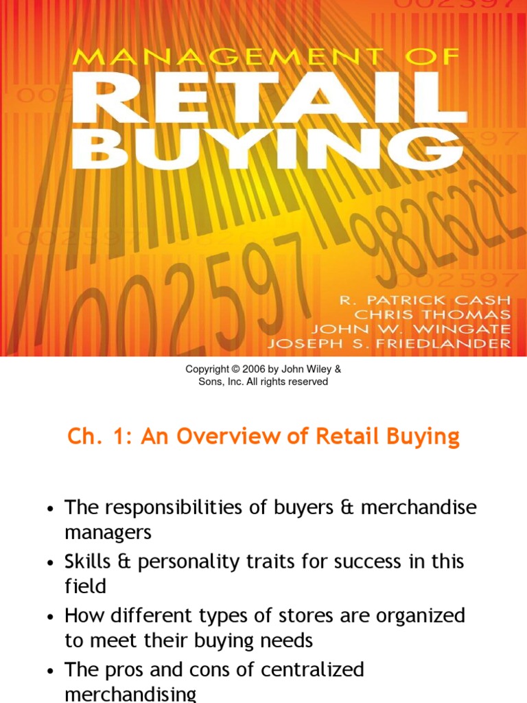 Overview of Retail Buying | PDF | Business