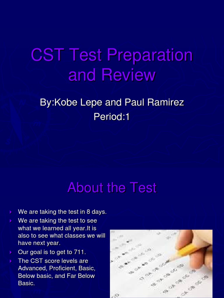 CST Test Preparation and Review | PDF | Fraction (Mathematics) | Percentage