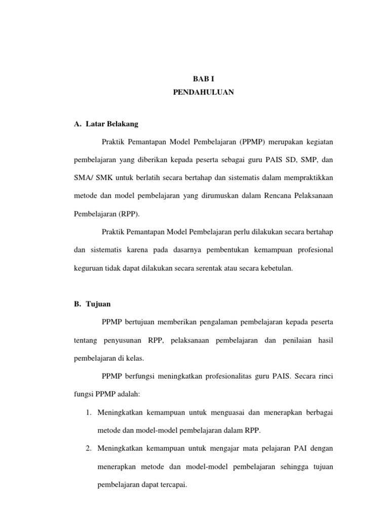 Laporan PPMP Oke | PDF