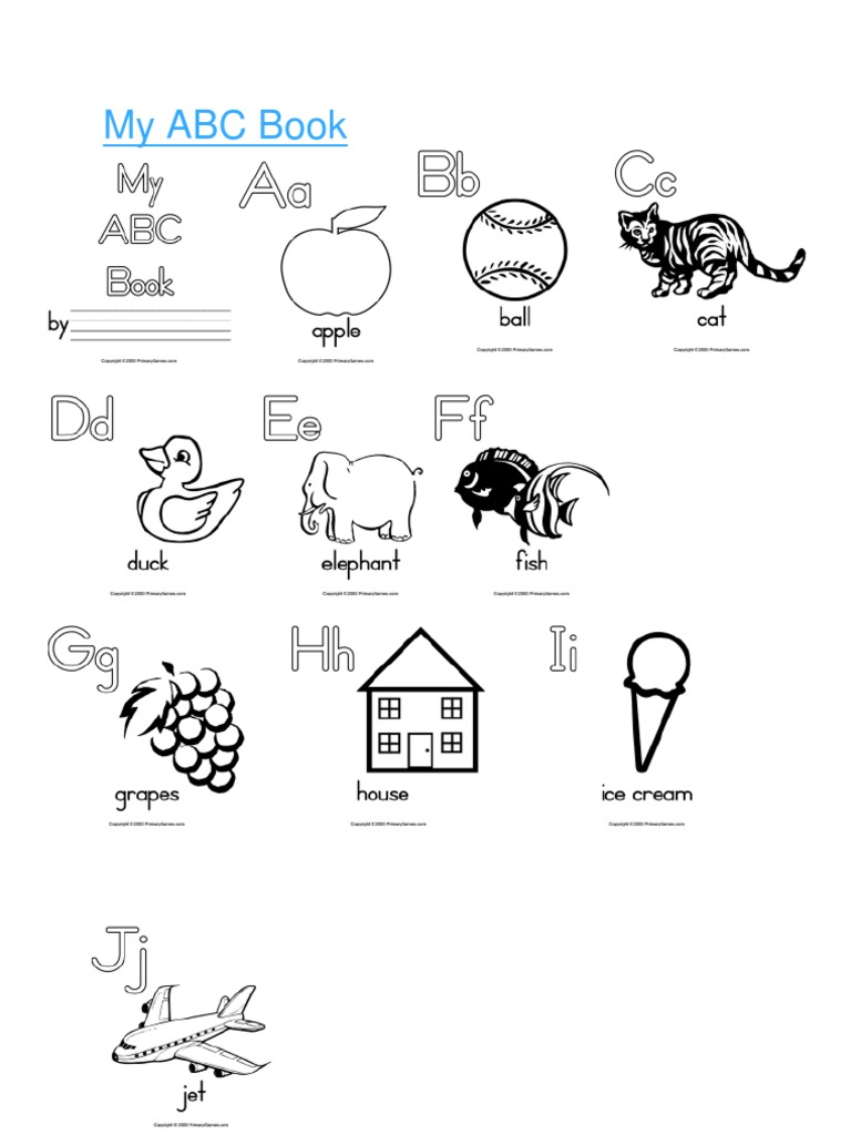 My ABC Book | PDF
