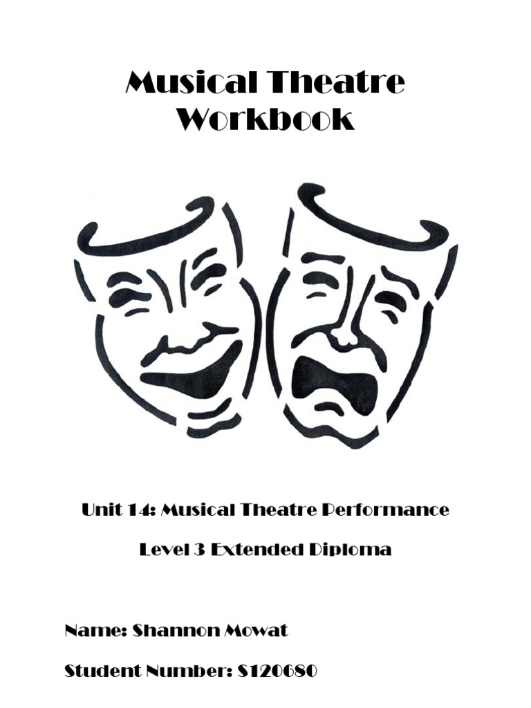 Booklet - Musical Theatre | PDF | Musical Theatre | Singing
