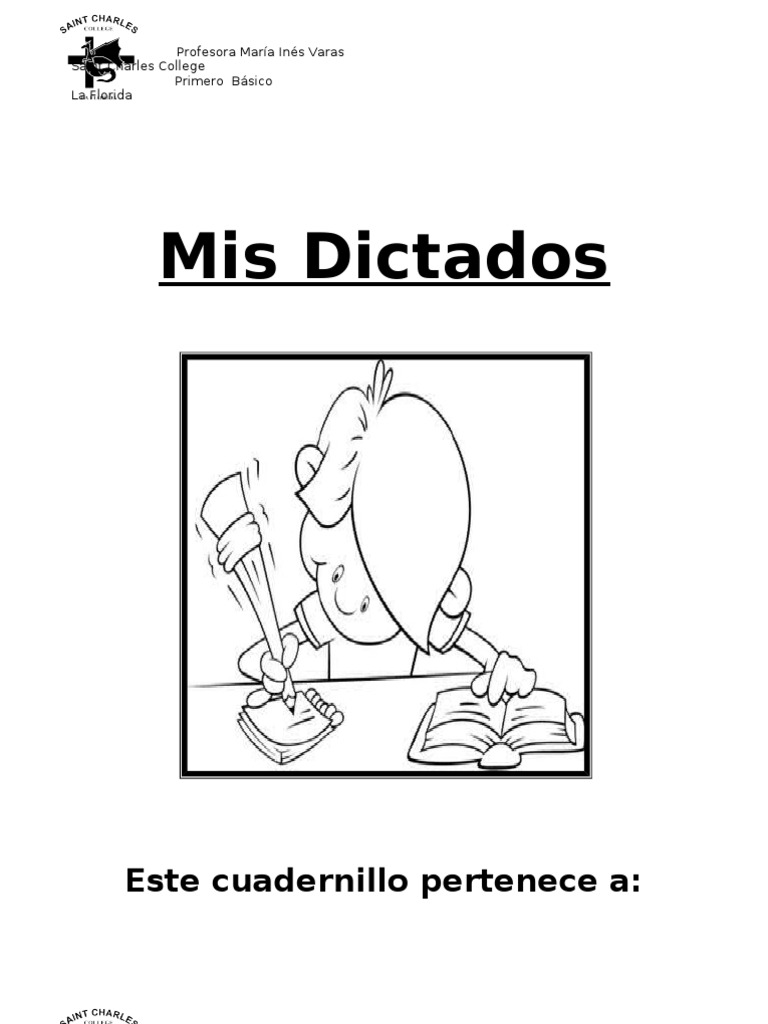 Cuaderno de Dictado Matte Primero Básico | PDF | Ocio | Alimentos