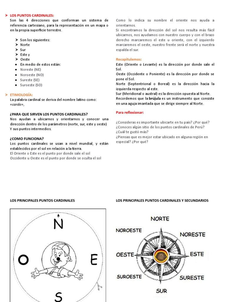 Los Puntos Cardinales Final | PDF | Navegación | Geografía