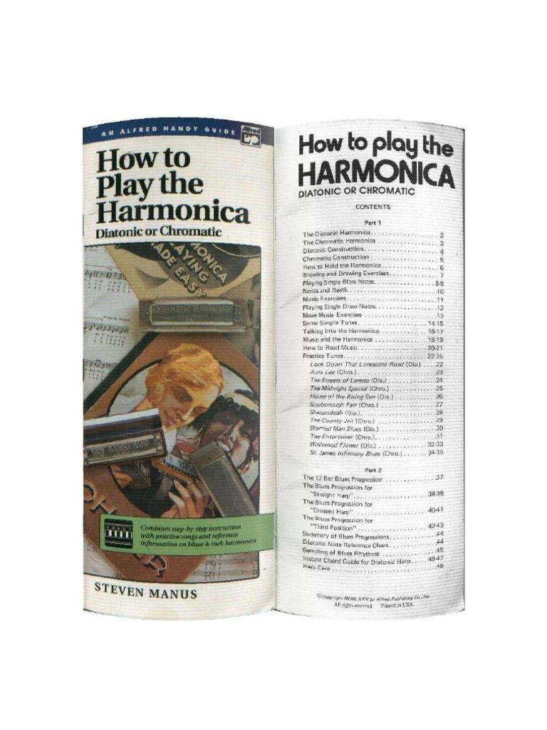 Steven Manus - How To Play The Harmonica Diatonic or Chromatic (An ...