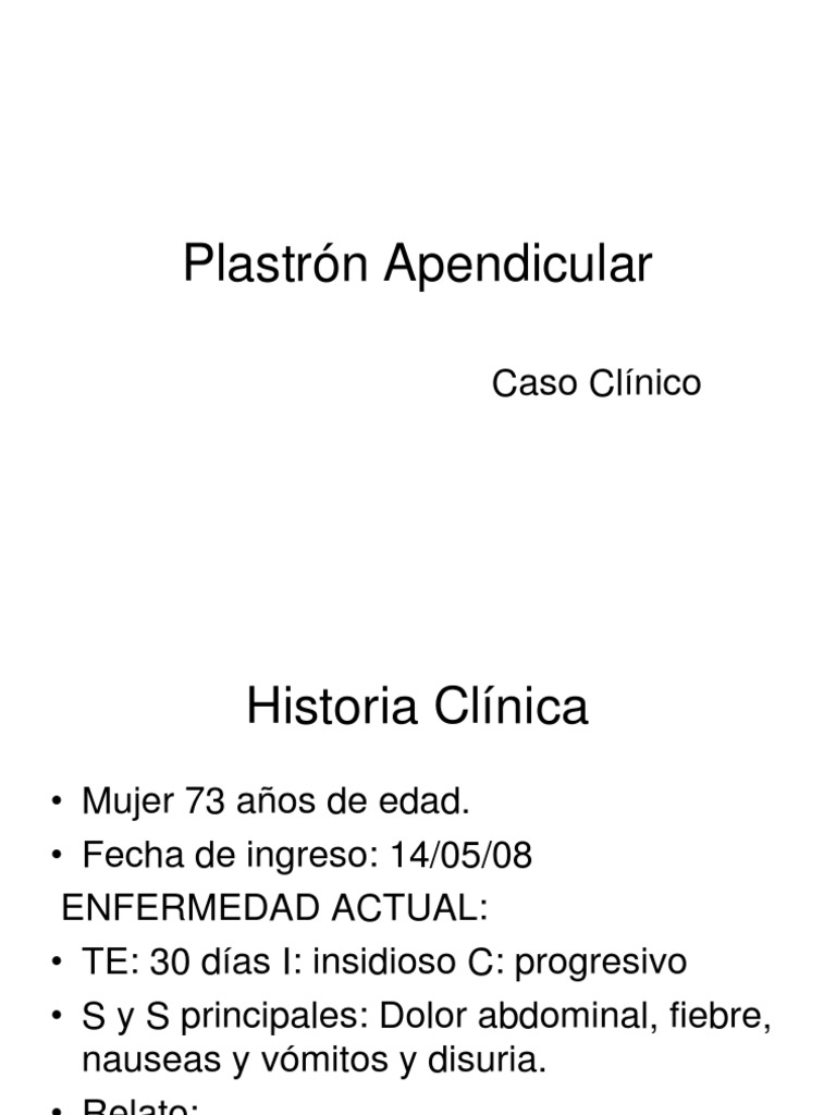 Plastrón Apendicular | PDF