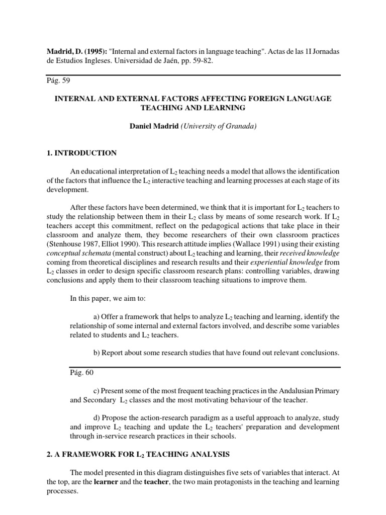 Individual Differences | PDF | Second Language | Second Language ...