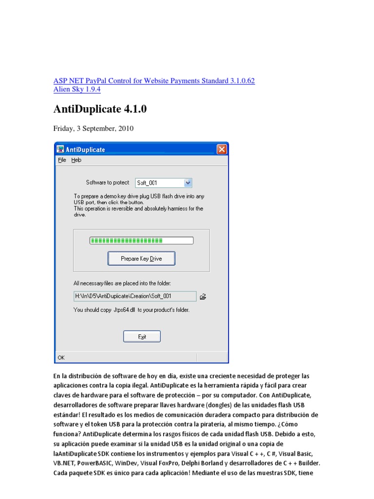 Software Dongle Proteccion Usb | PDF | USB | Hardware de la computadora