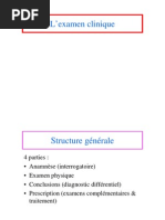 Etapes Examen Clinique | PDF | Médecine clinique | Spécialités médicales