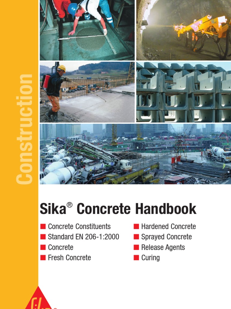 Sika Concrete Handbook | PDF | Concrete | Cement