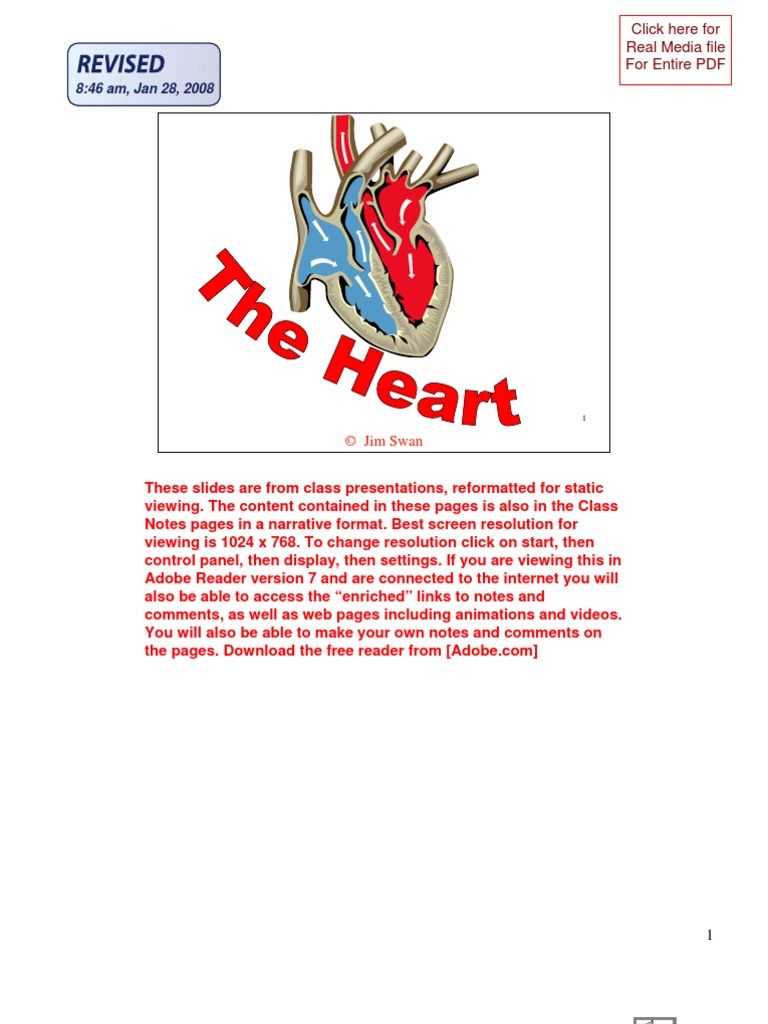 Heart PDF | PDF | Heart Valve | Ventricle (Heart)