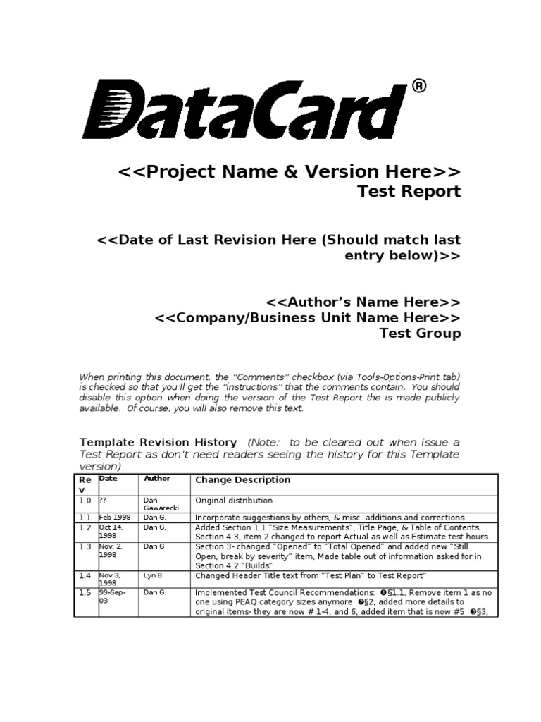 Test Report | Download Free PDF | Software Testing | Computer Engineering