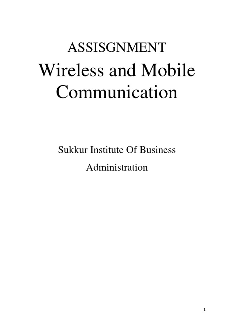 Wireless and Mobile Communication | PDF | Wi Max | Bluetooth