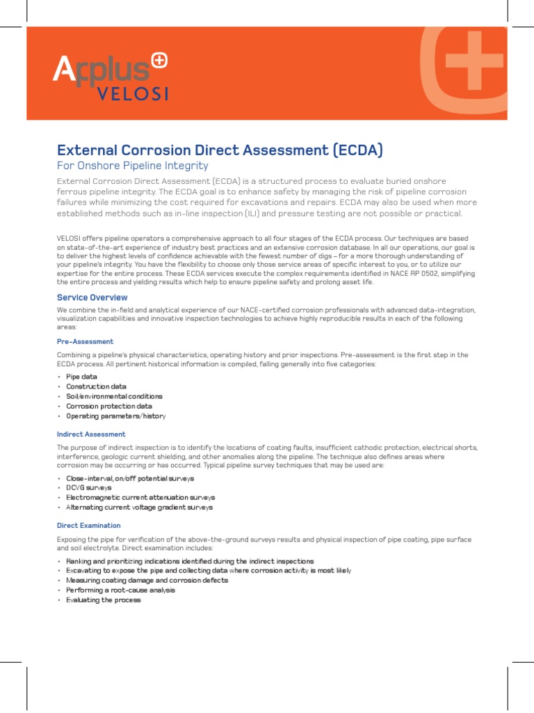 26 External Corrosion Direct Assessment Technical | PDF | Pipeline ...
