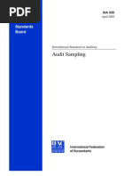 ISA 530: Audit Sampling Overview | PDF | Audit | Sampling (Statistics)