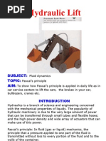 Class 11 Project For Hydraulic lift | Lift (Force) | Hydraulics