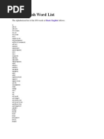 BIP39 English Word List PDF | PDF