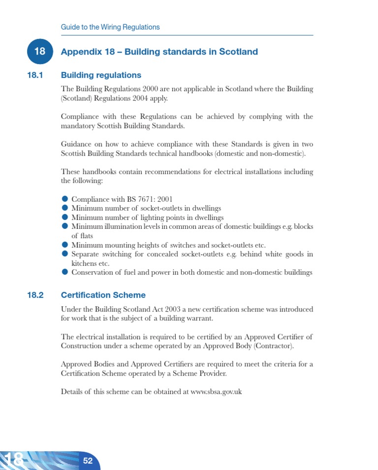 Appendix 18 - Building Standards in Scotland | PDF