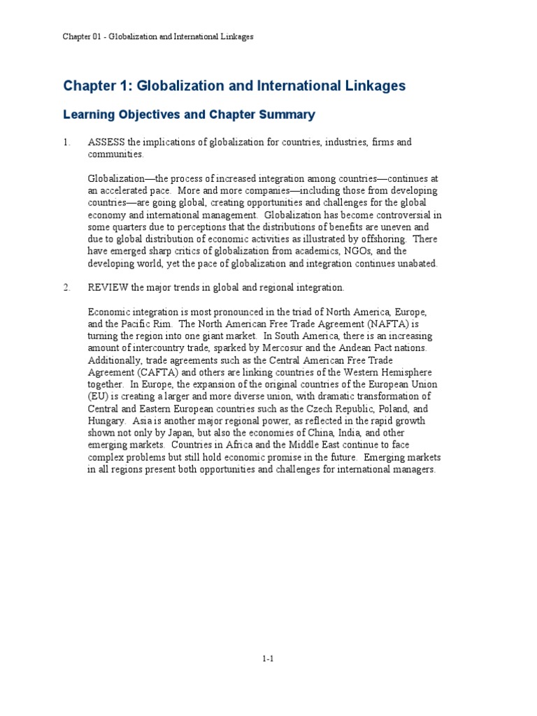 Chap1-3 StudyGuide | PDF | Globalization | Corporate Social Responsibility