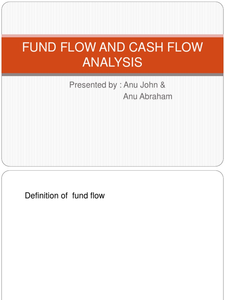 Fund and Cash Flow Analysis Overview | PDF | Cash Flow Statement ...