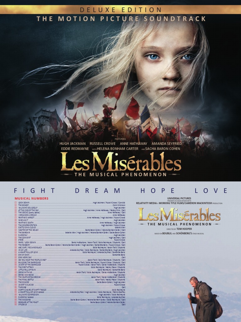 Digital Booklet - Les Miserables - The Motion Picture Soundtrack Deluxe ...
