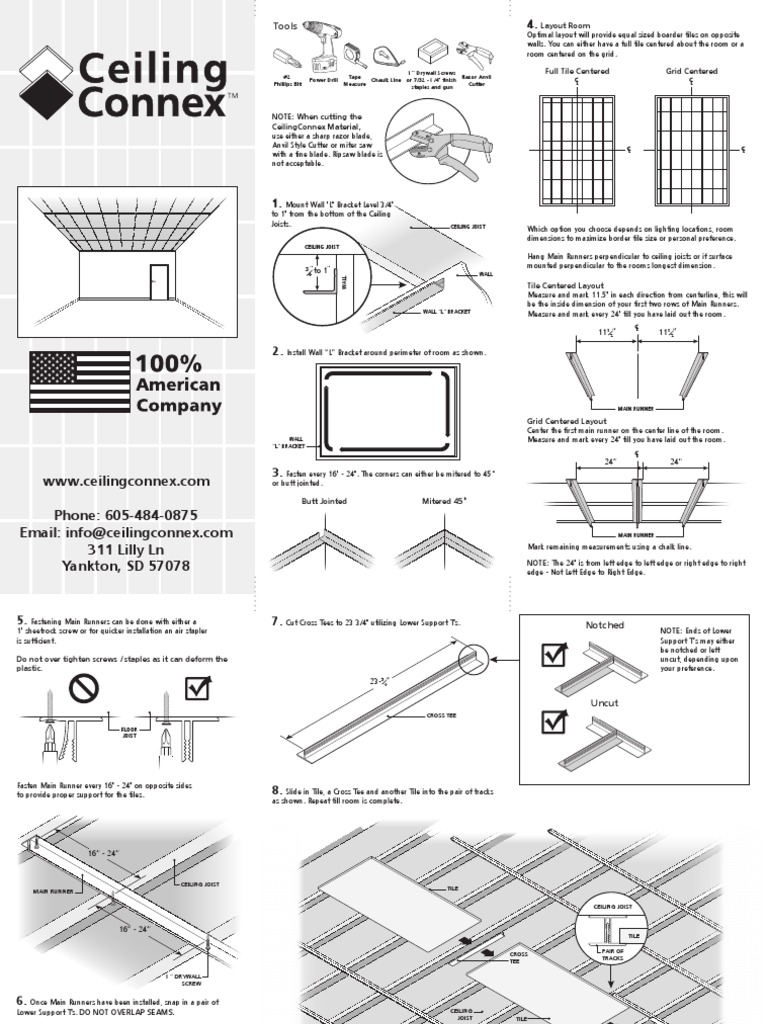 CeilingConnex Instructions | Drywall | Building Engineering