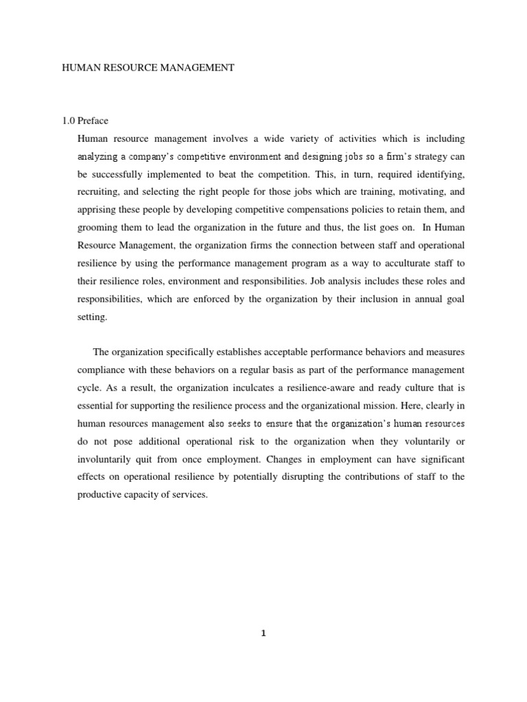Human Resource Management | PDF | Human Resource Management | Employment