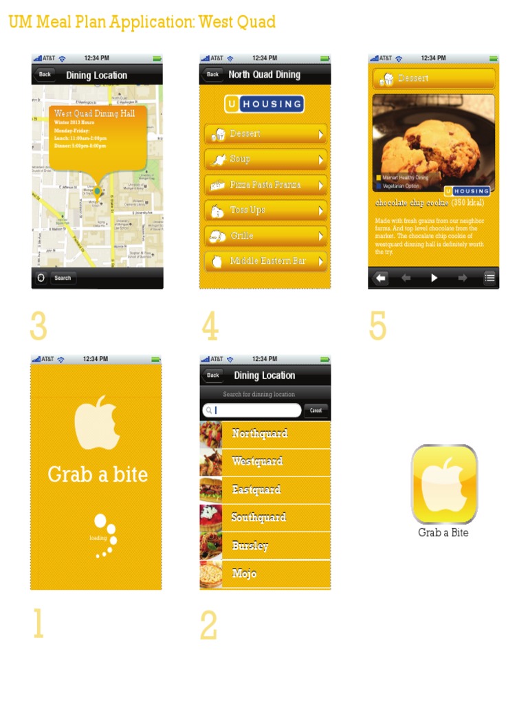 Lab Mobile App Pdf Lunch Desserts