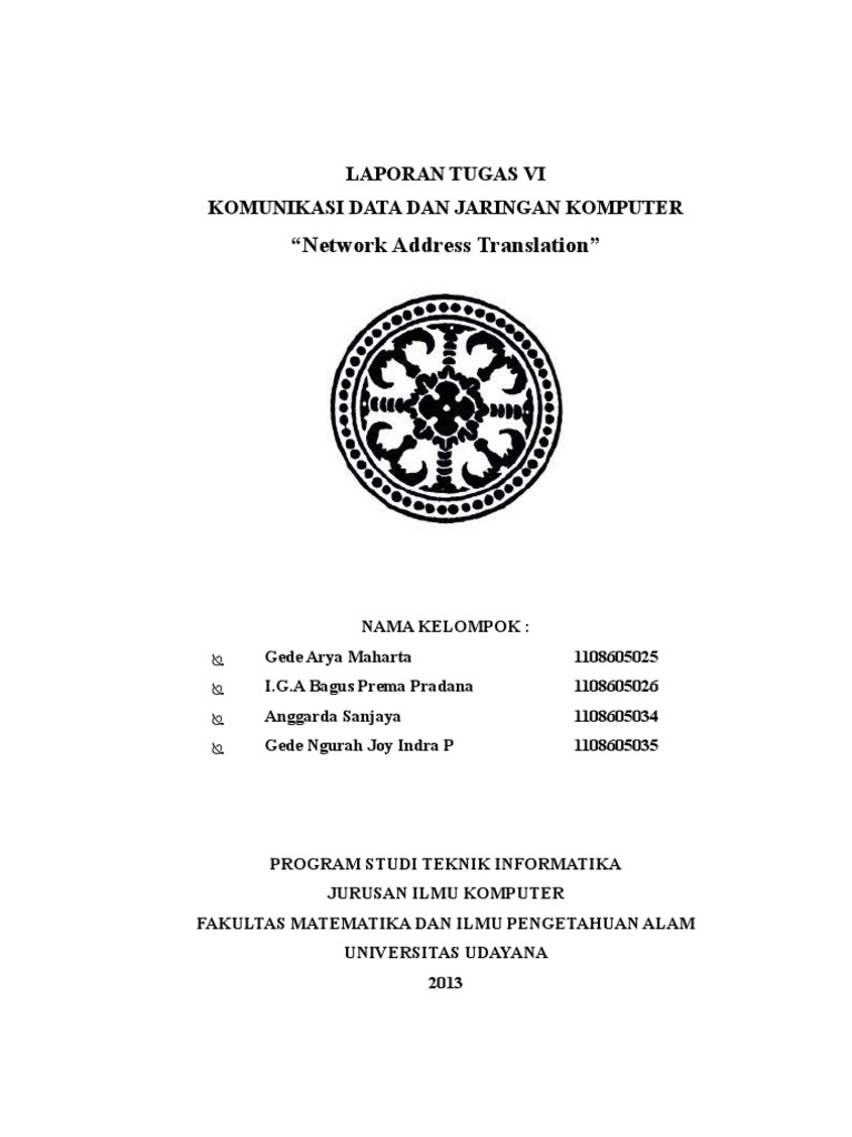KDJK - Network Address Translation (NAT) | PDF | Seni | Teknologi ...